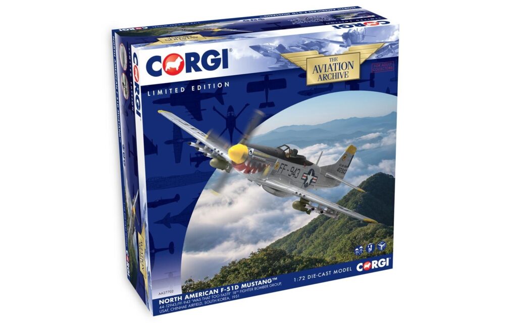 North American Mustang F5 Corgi 1/72 Scale Diecast Model