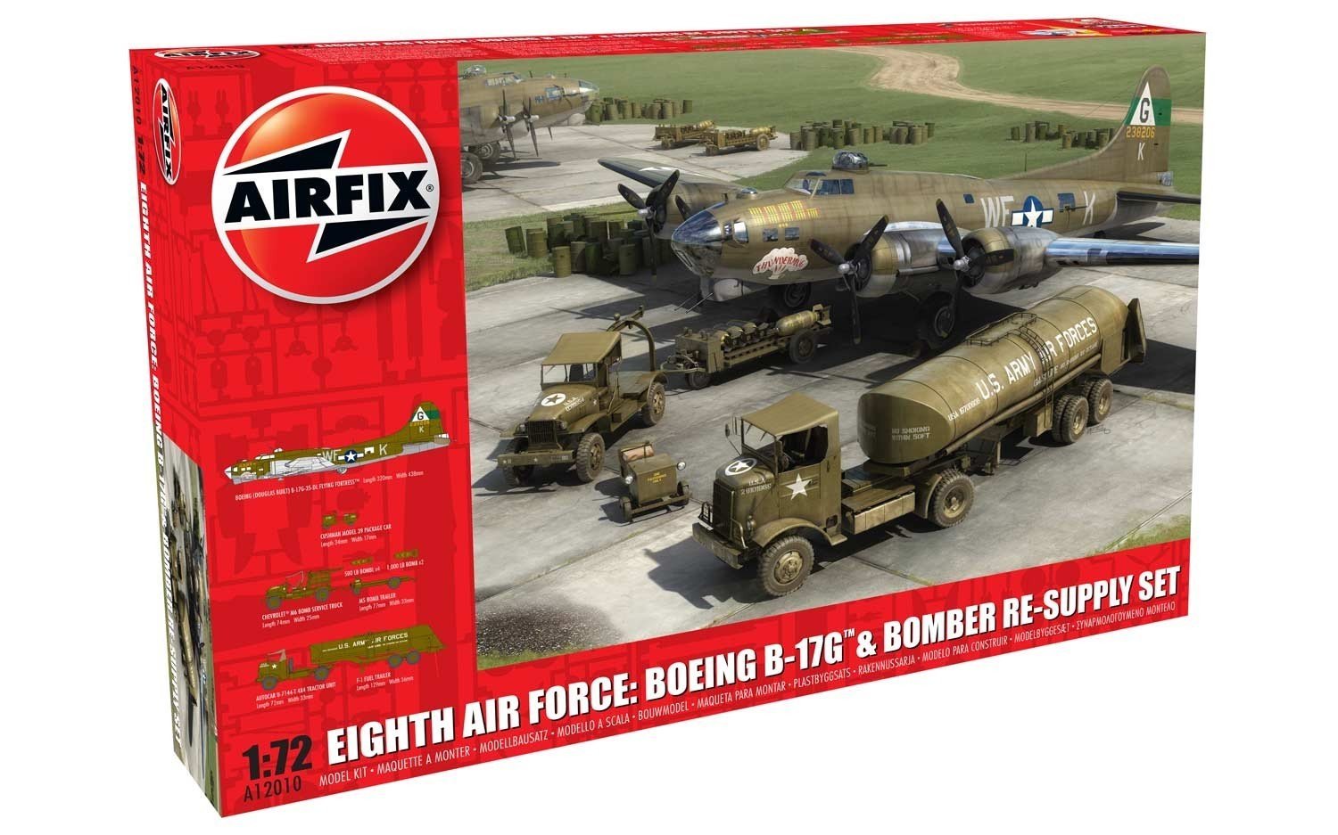 Eighth Air Force: Boeing B-17G? & Bomber Re-Supply Set 1/72 Scale Kit ...