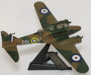 Diecast Avro Anson Mk1 500 Squadron RAF Detling 1940 1/72 Scale