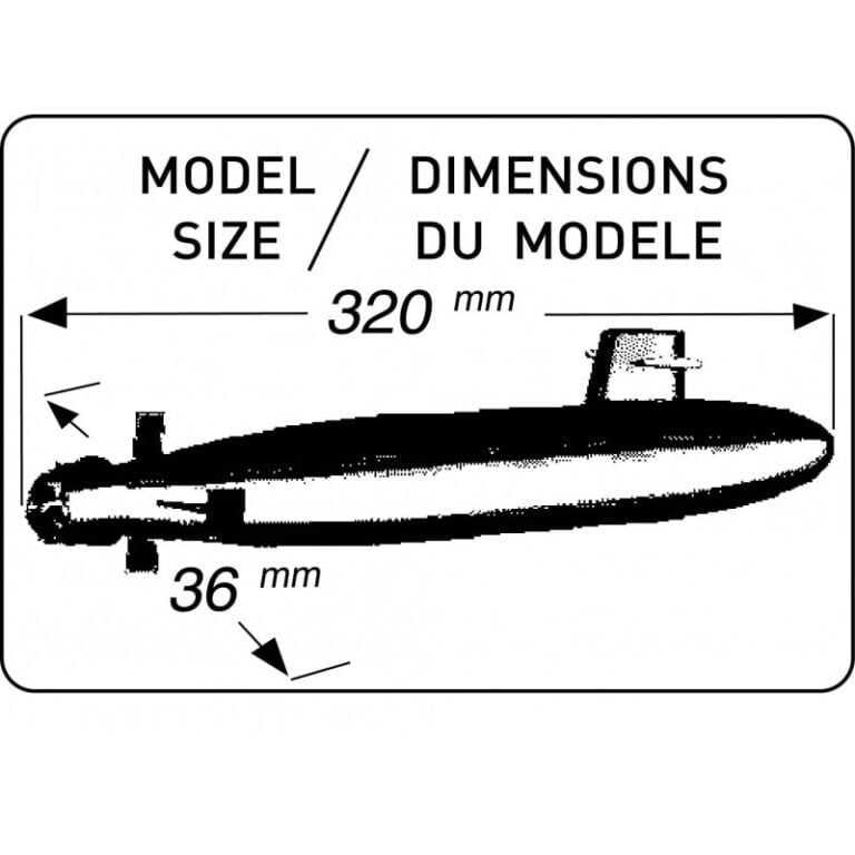 Redoutable S/M 1/400 Scale Kit Heller 81075