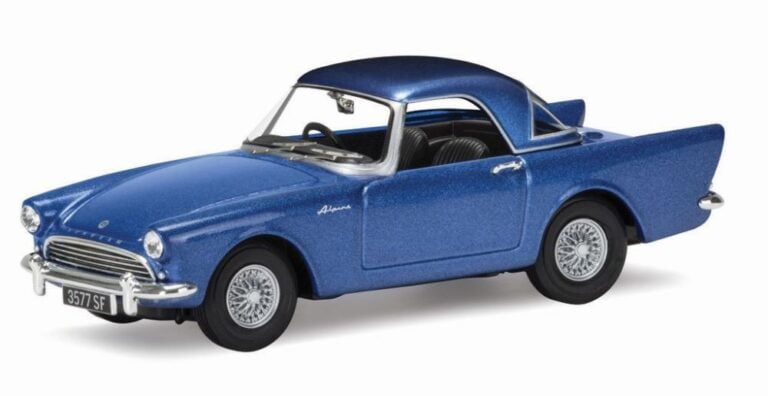 Sunbeam Alpine Quartz Blue Metallic Prebuilt Model