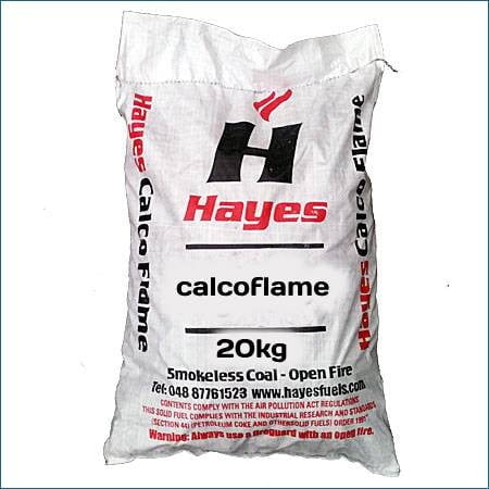 Pallet of 40 x 20 kg bags of Hayes Calcoflame SMOKELESS Coal